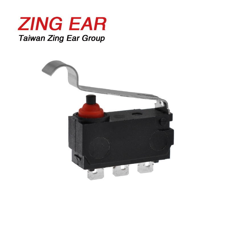 Small Waterproof Micro Switch For Car Tail Lock Welding Terminal Roller ...