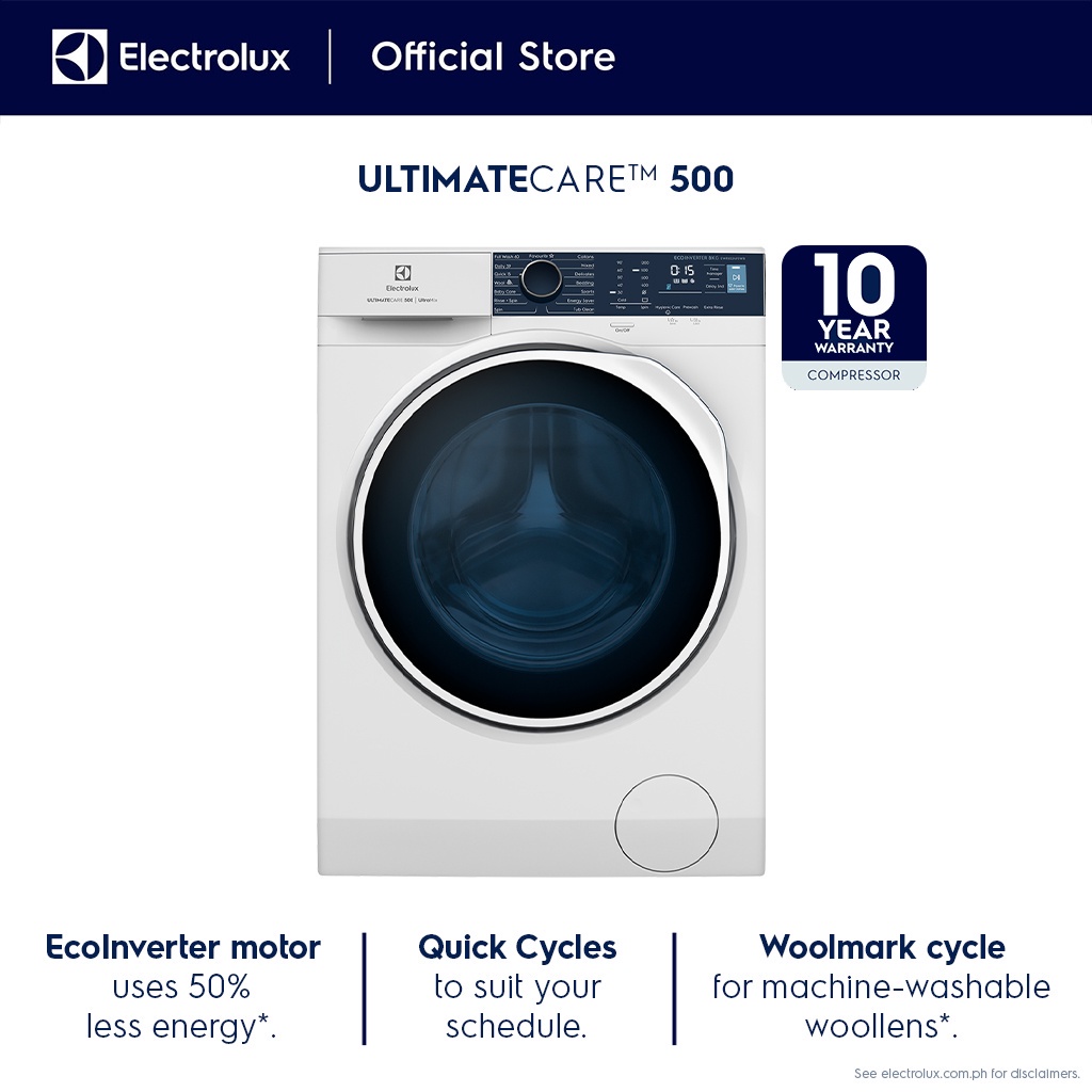 Electrolux EWF8024P5WB 8.0 kg Eco-Inverter UltimateCare 500 Front Load ...