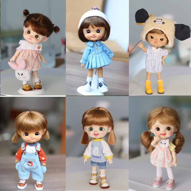 2023 New STO DOLL Obj Burn Muscle Dimple Egg Funi Bjd Doll 14cm and ...