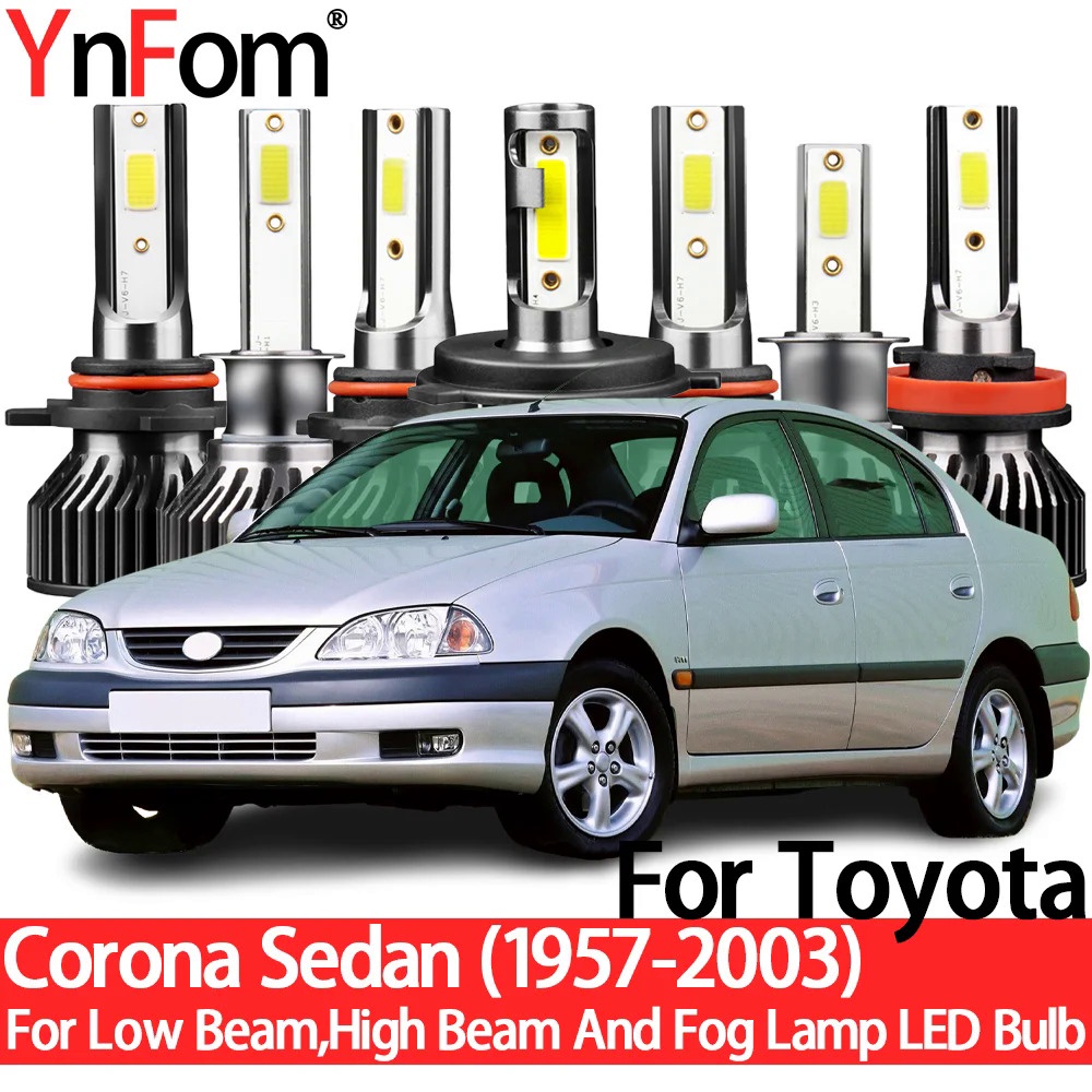 YnFom For Toyota Corona Sedan 1957-2003 Special LED Headlight Bulbs Kit ...