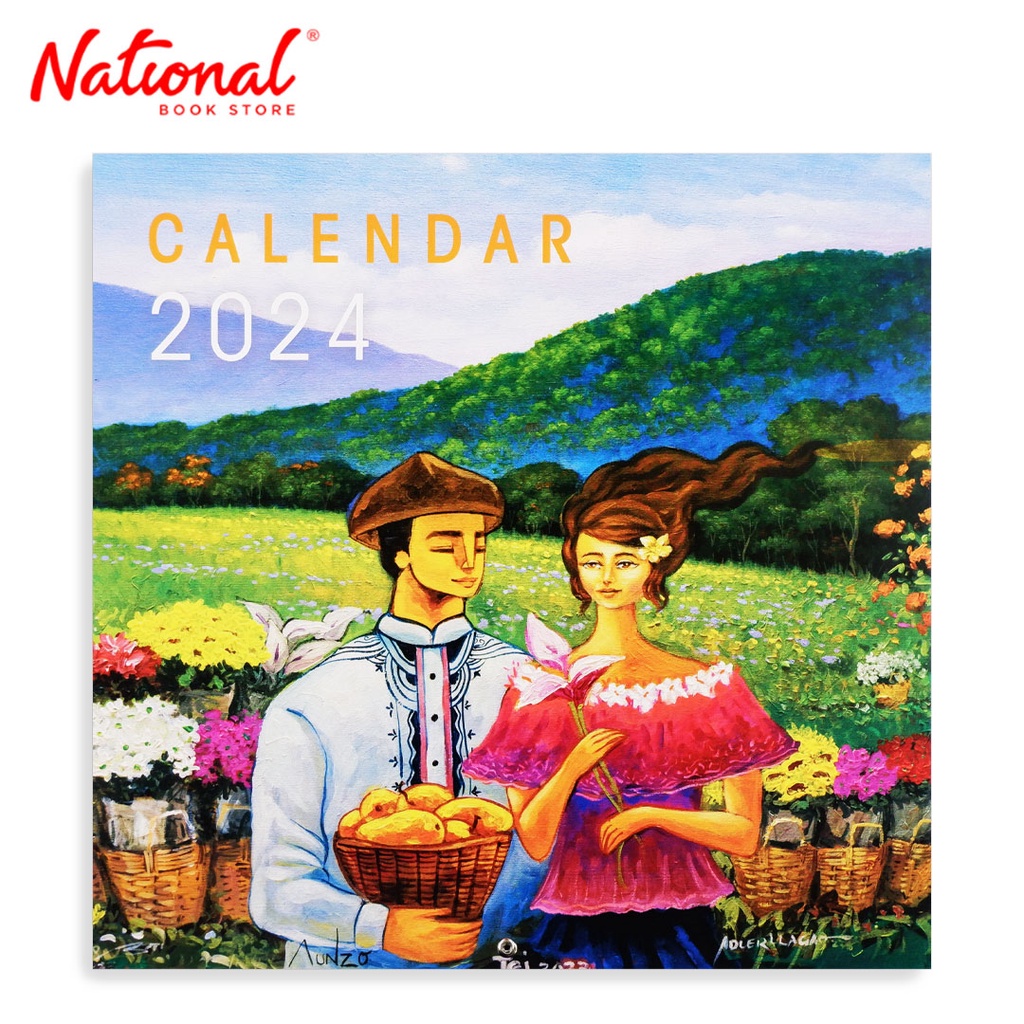 Kiseki 2024 Wall Calendar 15x15 inches Paintings by Filipino Artists ...