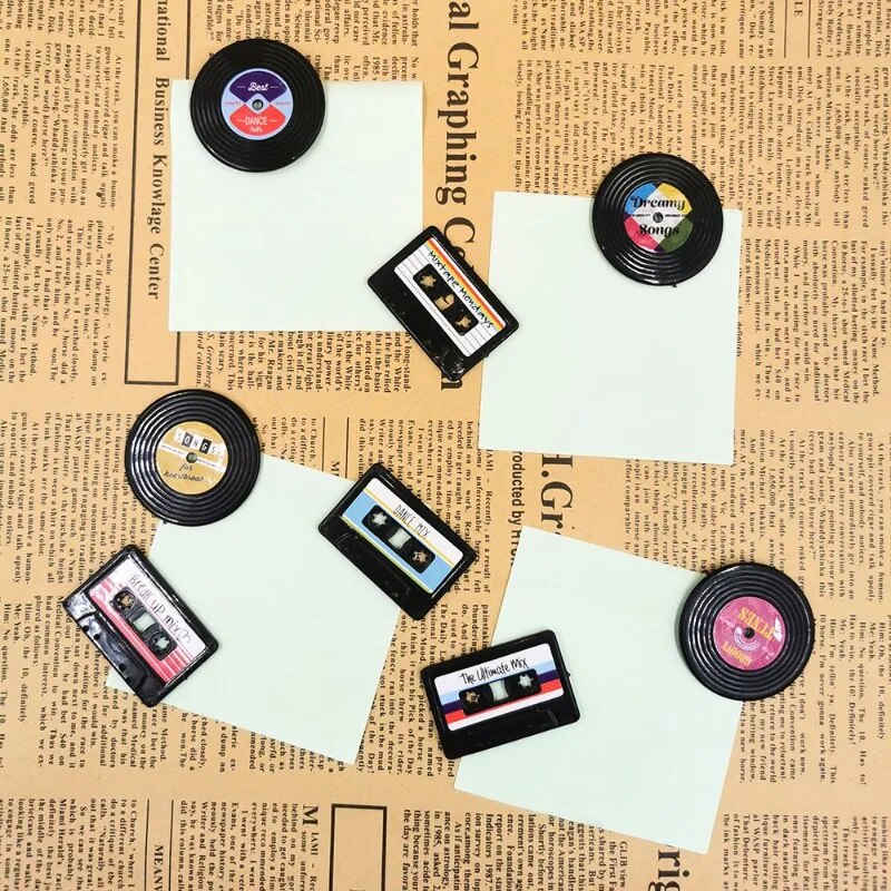 Nostalgic Tape Magnet Set Decorative Magnetic Tape Refrigerator Magnets ...