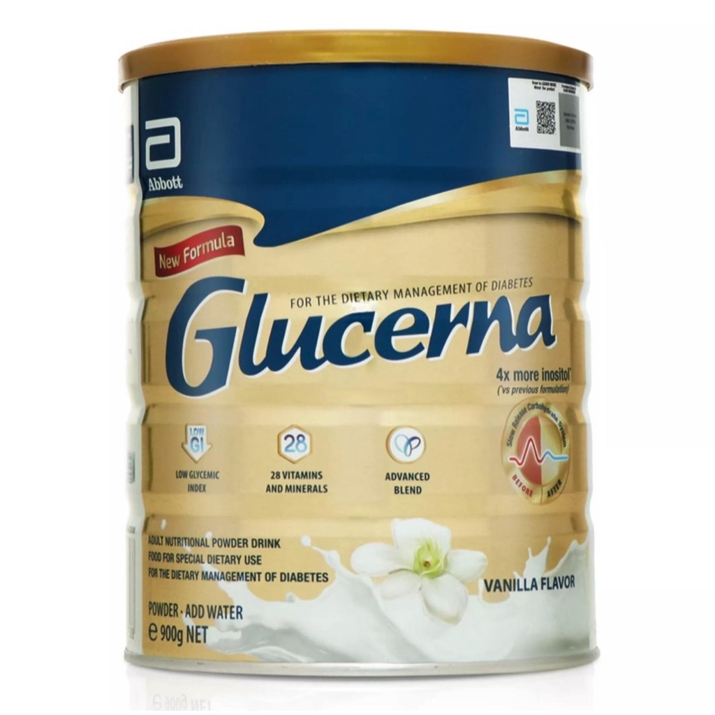 Abbtt Glucerna Vanilla Adult Nutritional Powder Milk Drink (900g ...