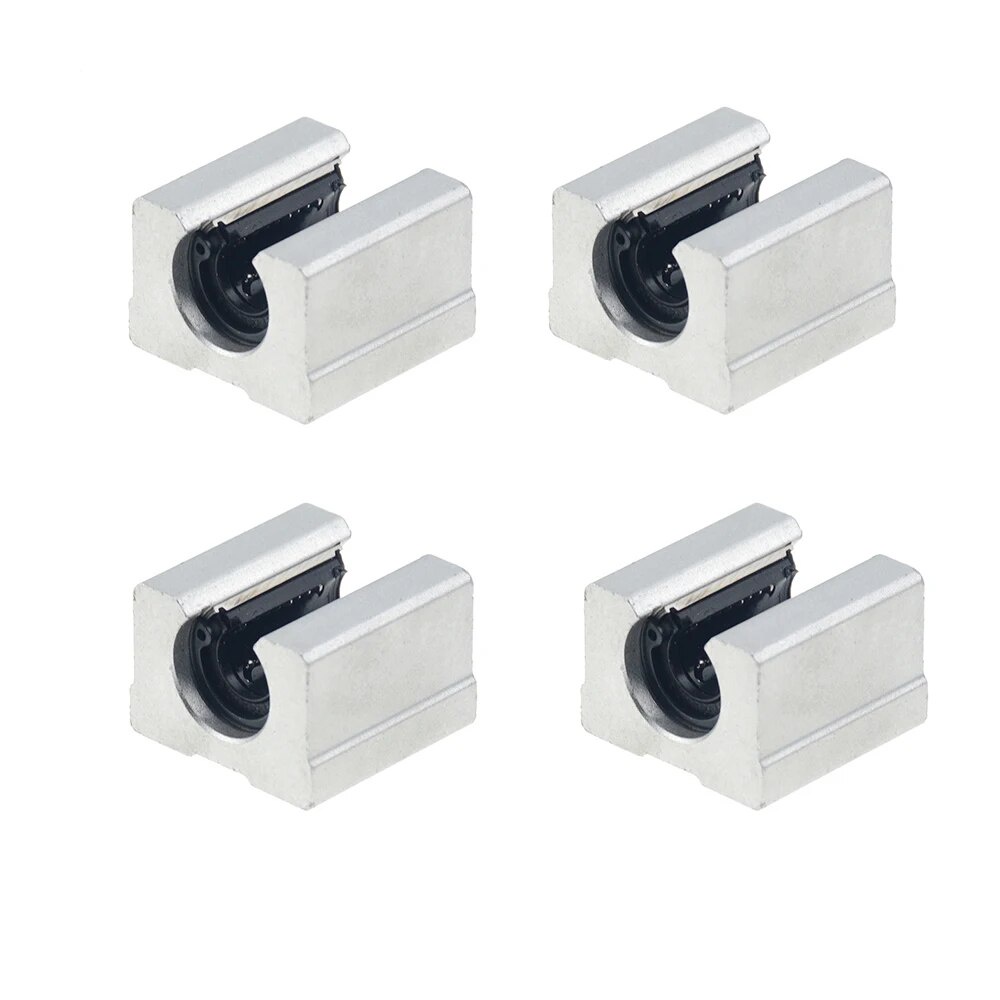 1pcs SBR25UU aluminum block 25mm Linear motion ball bearing slide block ...