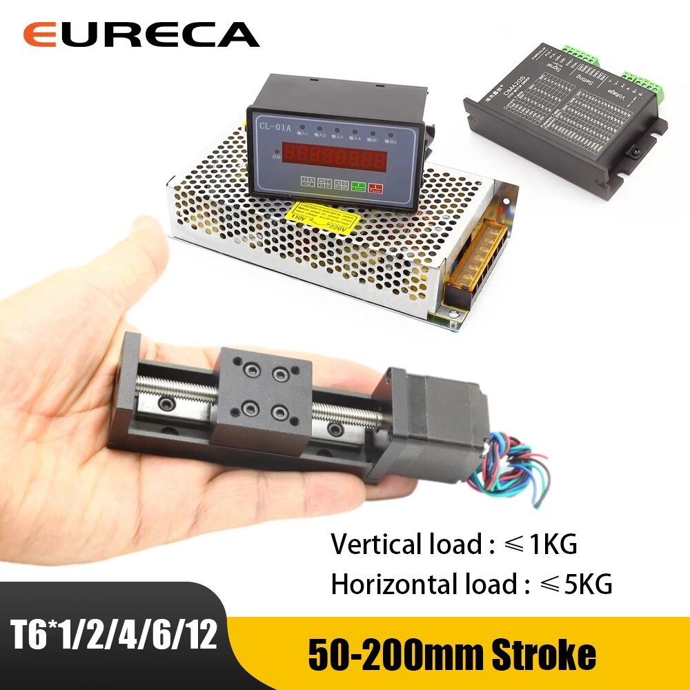 Mini 28 Stepper Nema Motor T6 Ball Screw Linear Guide Module Position ...