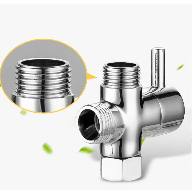 4′/6′ Brass One-in Two-out Three-way Water Divider, Quick Sprinkler ...