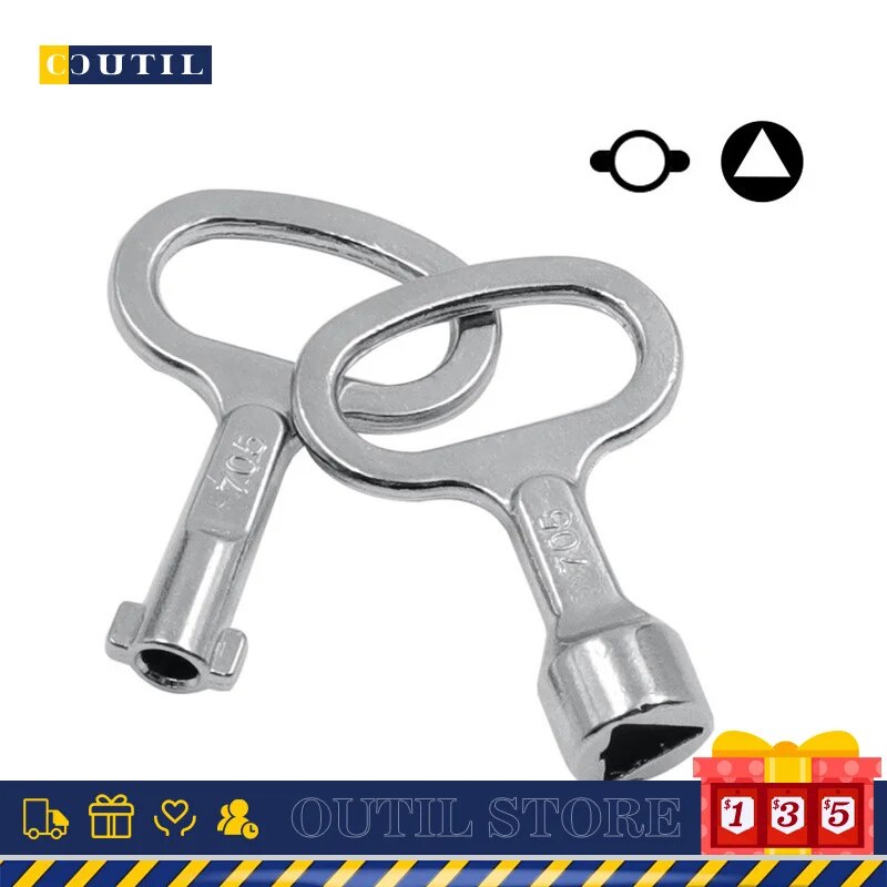 Inner Triangle Key Wrench Universal Elevator Door Lock Valve Electric ...