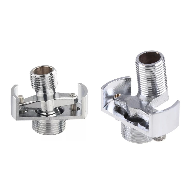 Faucet Adjustable Copper Angled Curved Foot Eccentric Screw Corner Tap ...