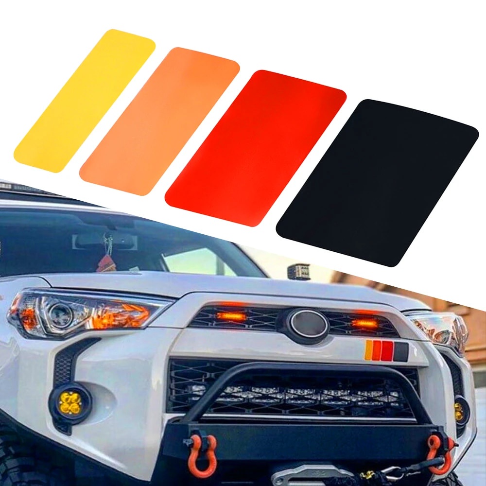 Neo Retro Style Four-Wave Stripe Decal Sticker For Toyota Tacoma Tundra ...