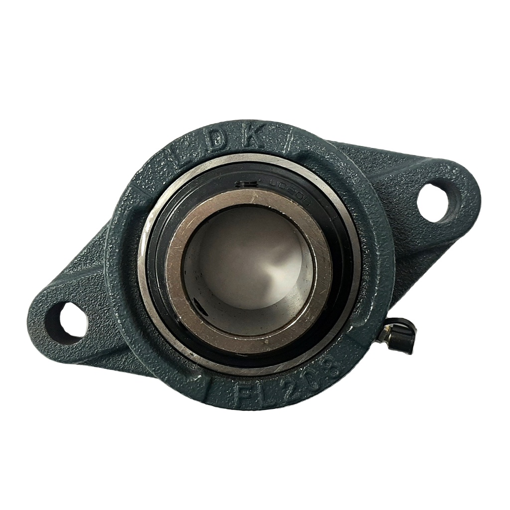 LDK UCFL 208 holder - self-aligning ball bearing unit with cast iron oval flange // pillow block ...