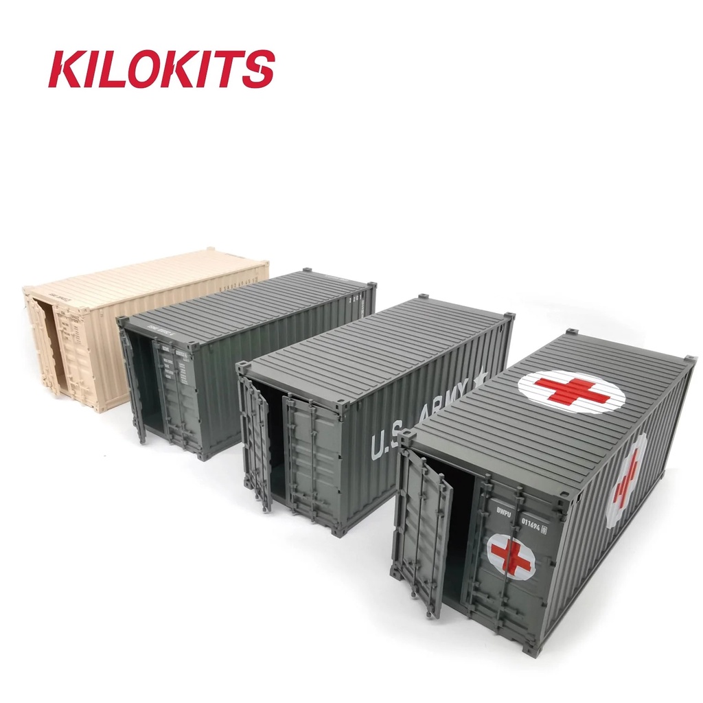 1/35 20ft Container Model Kits MultiColors Optional for Military ...