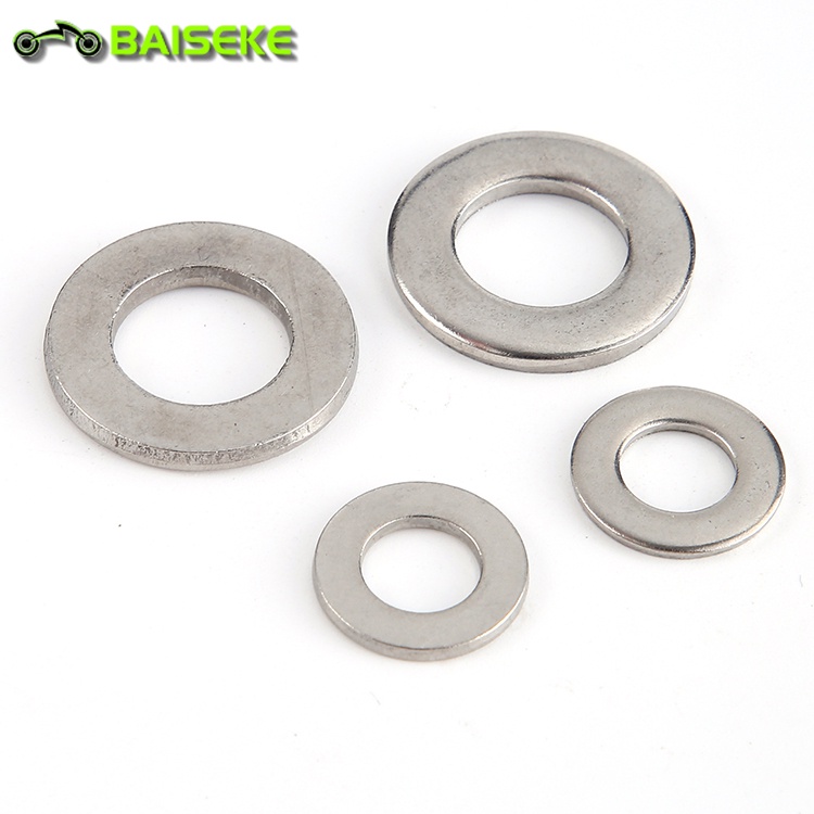 OBM 316 Flat Washer 3mm 2mm Id 10mm Od Black Rubber Sealing Washer DIN Stainless Steel 304 High ...