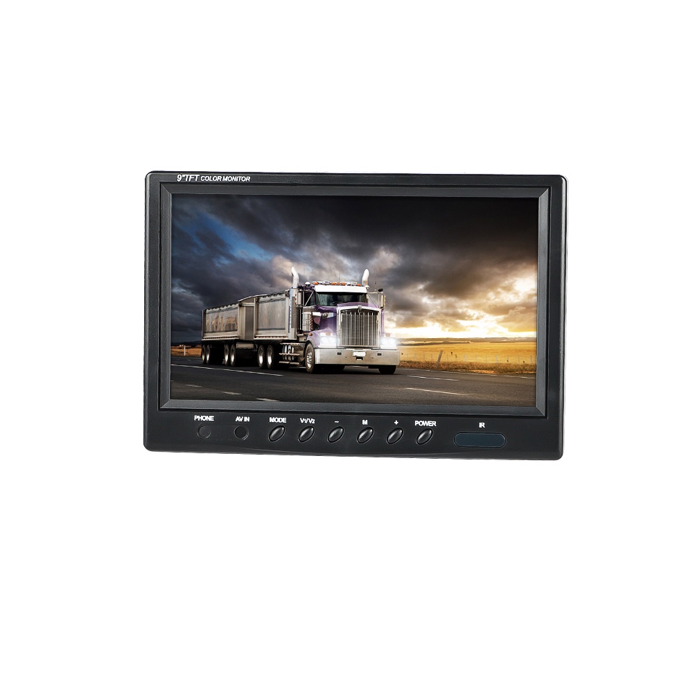9inch AV Tft Lcd Stand Alone Heavy Duty Truck Bus Van 24v Car Monitor ...