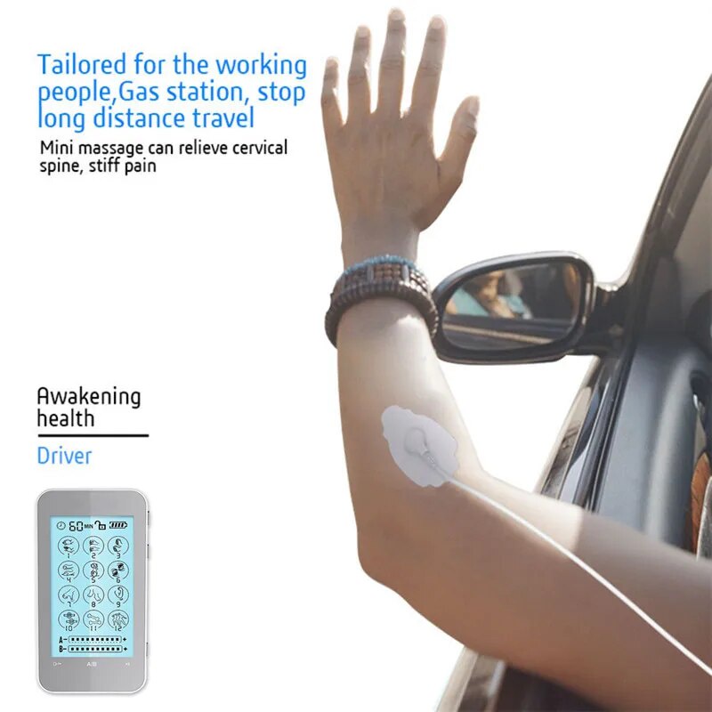 07v Electric Tens Digital Therapy Machine Full Body Electric ...