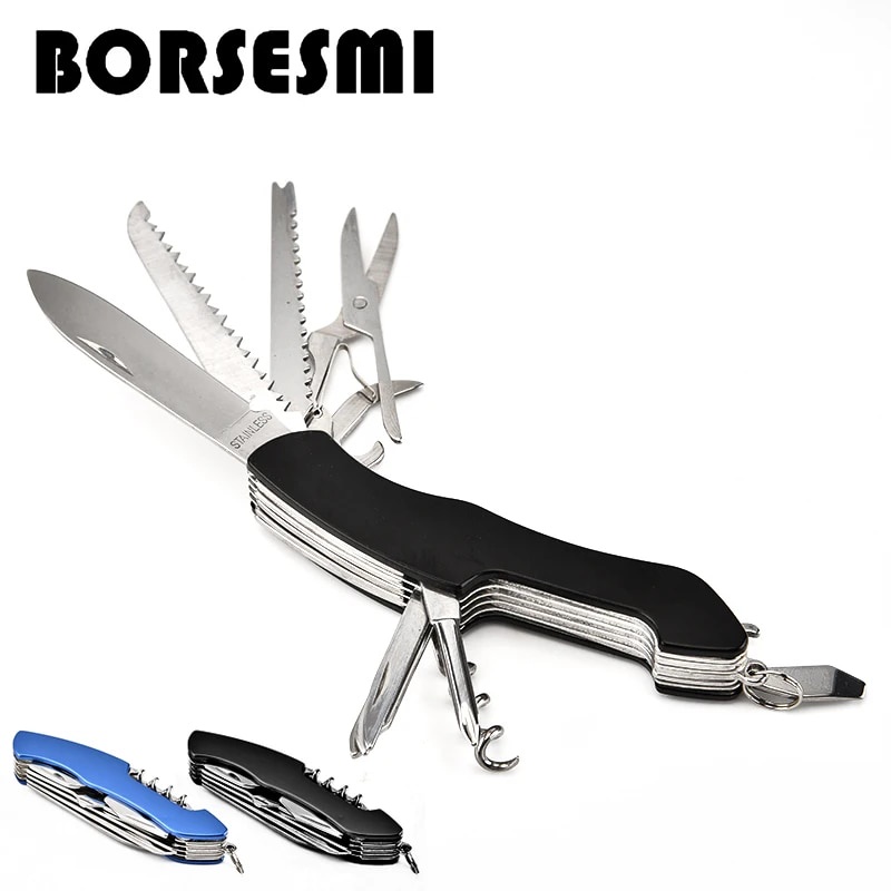 Hight quality multi-function folding knife stainless steel pocket knife kitchen fruit knife 11 ...