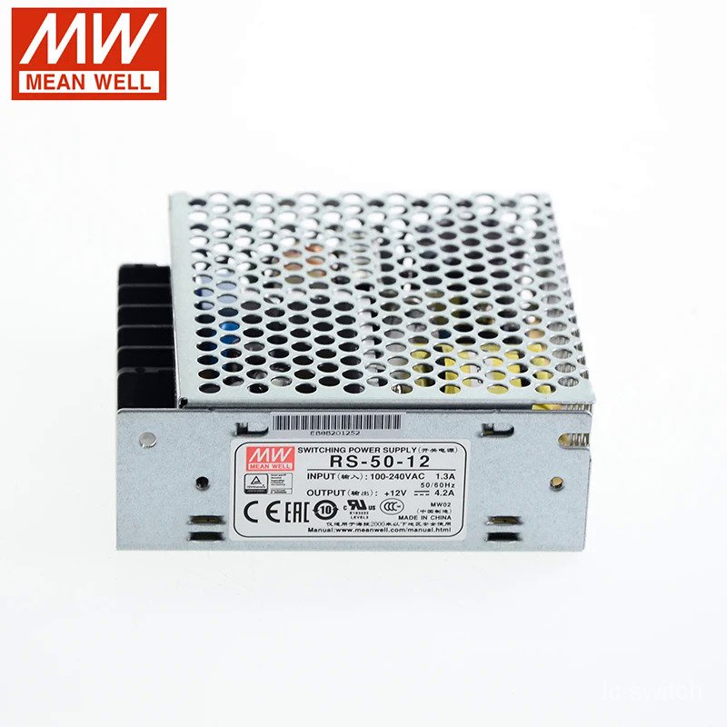 MEAN WELL RS-50 3.3V 5V 12V 15V 24V 48V 50W High Power High Effection ...