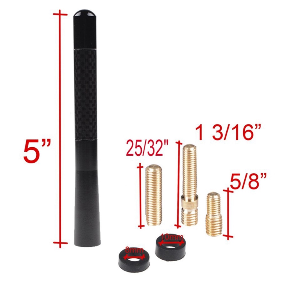Aerial Antenna Base for Ford Focus 1989 to 2011 C-MAX & 120mm Black ...