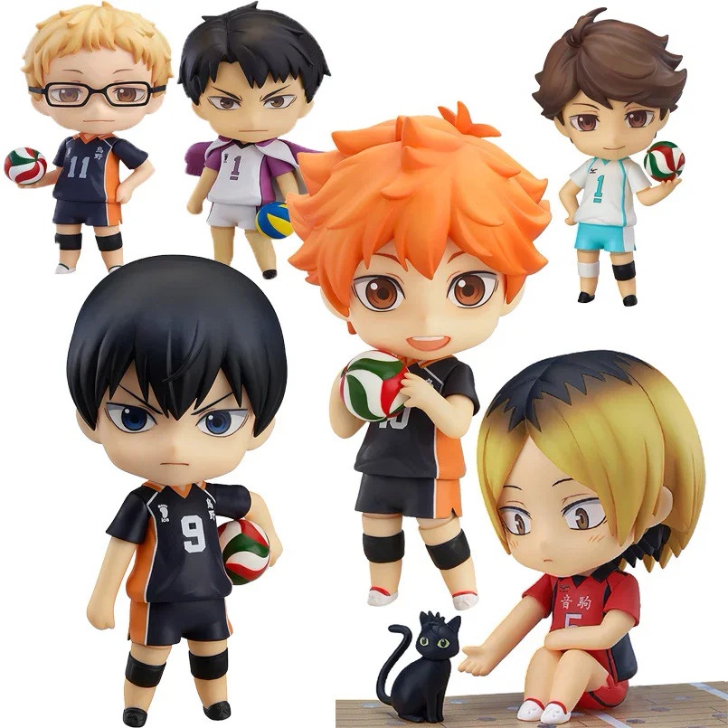 10CM Haikyuu Figure Hinata Shoyo PVC Action Figure tobio Kenma Tooru ...