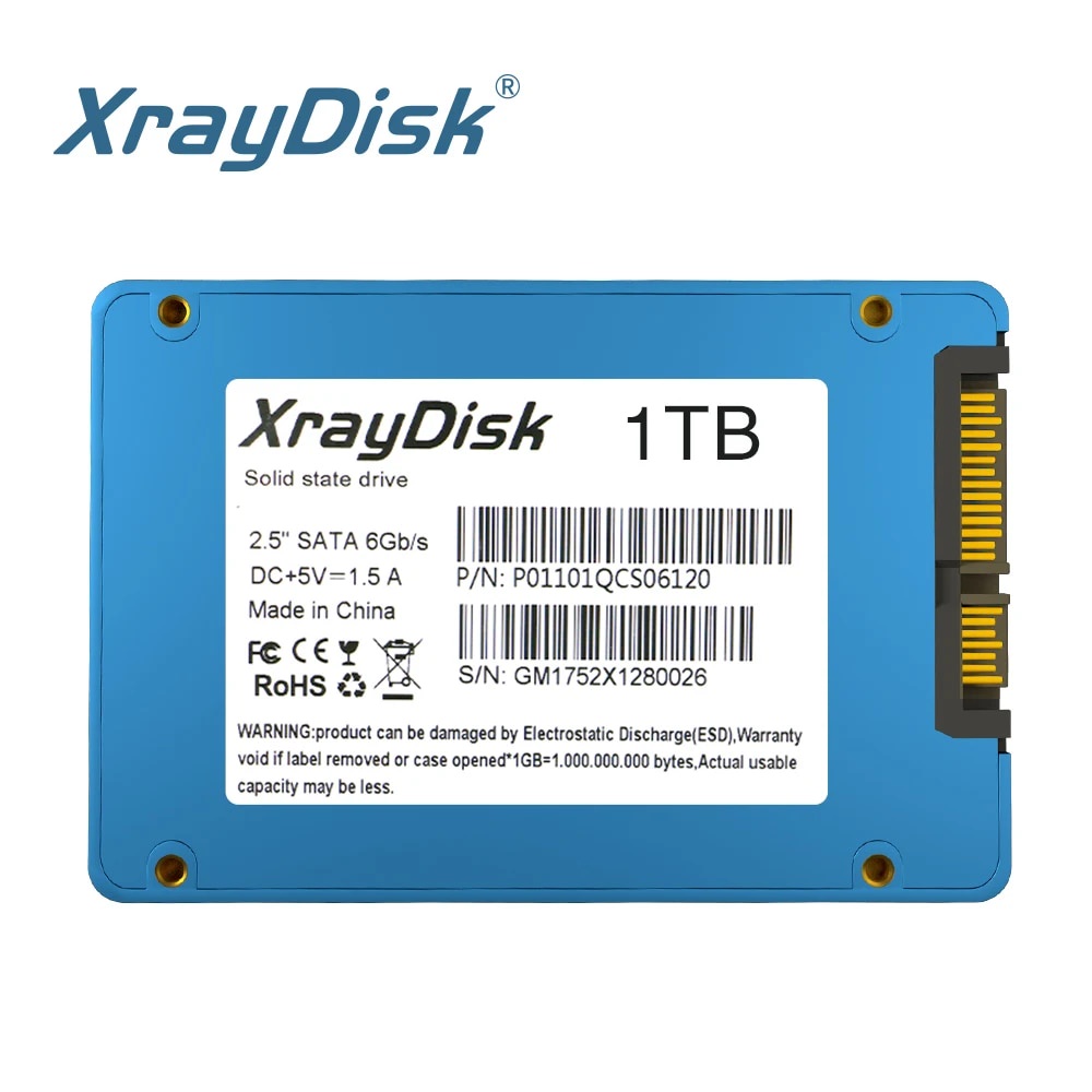 ღXraydisk Metal Case Sata3 Ssd 1TB Internal Solid State Drive Hard Disk ...