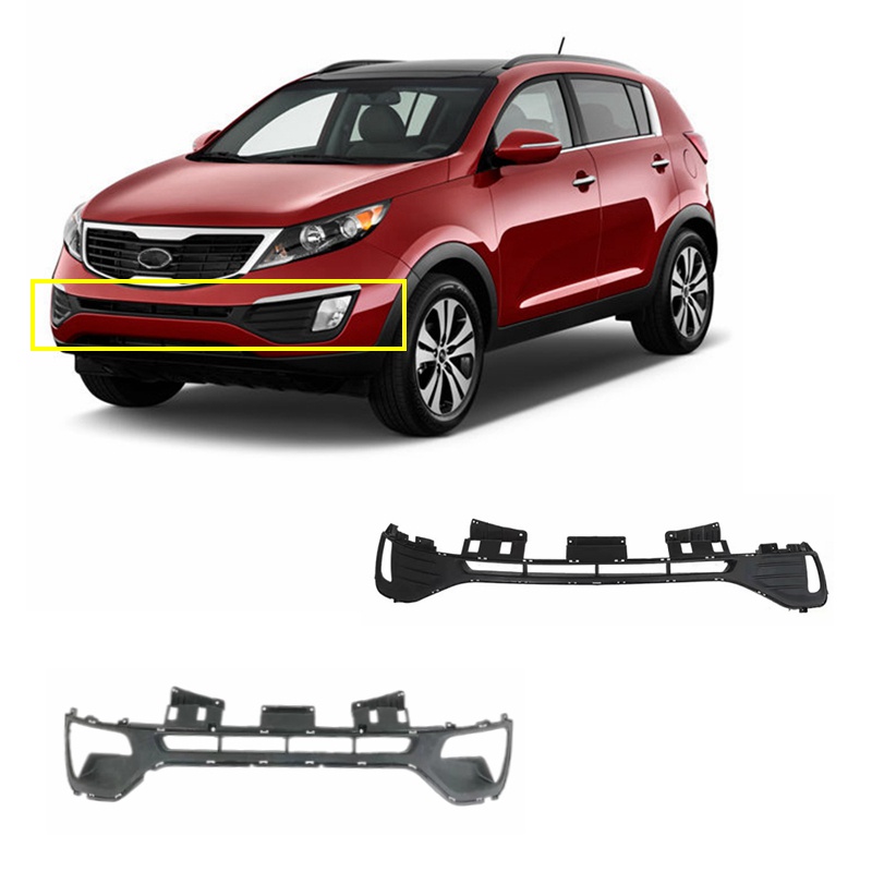 car body front bumper kit lower bumper grille for KIA sportage 2011 ...