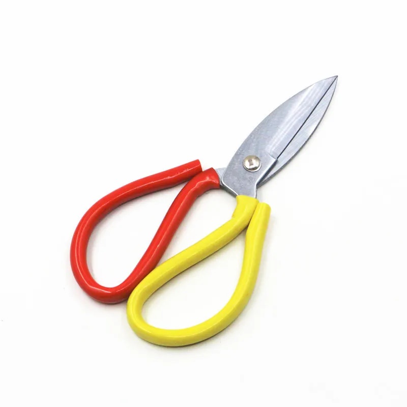 Plastic Handle Big Head Strong Household Scissors 21cm Manganese Steel ...