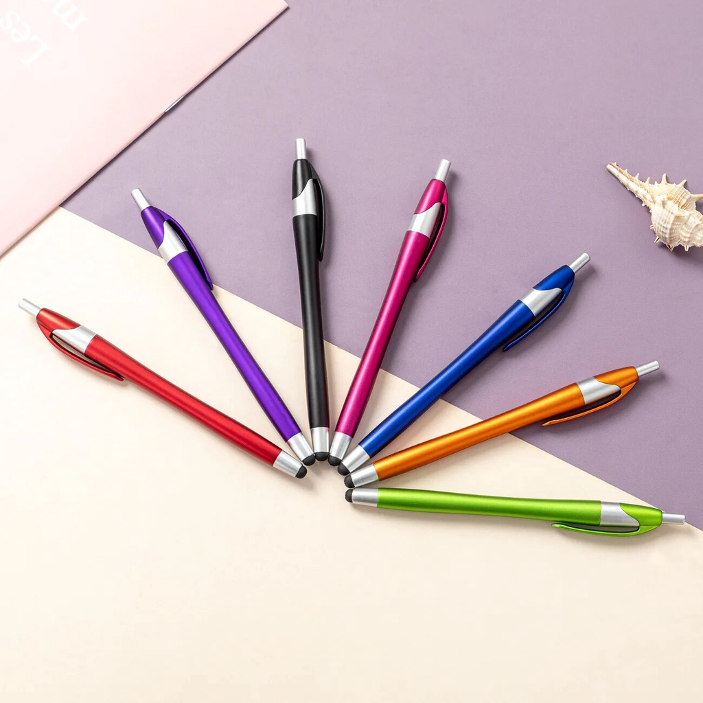 ☁10pcs Multi-color Plastic Pen Student Ballpoint PenHotel Advertising ...