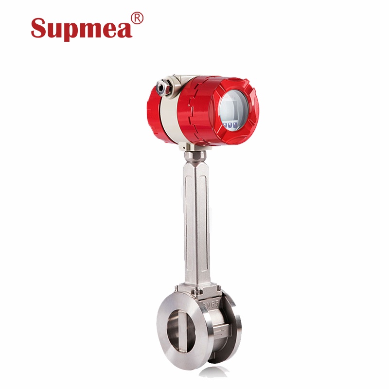 Digital RS485 steam flow measurement air compressed flowmeter vortex flow transmitter flow meter ...