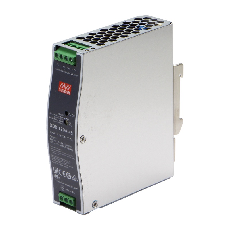 Meanwell Input Range DC-DC Converter DDR 120W 12V Power Supply Din Rail Switching Power Supply ...