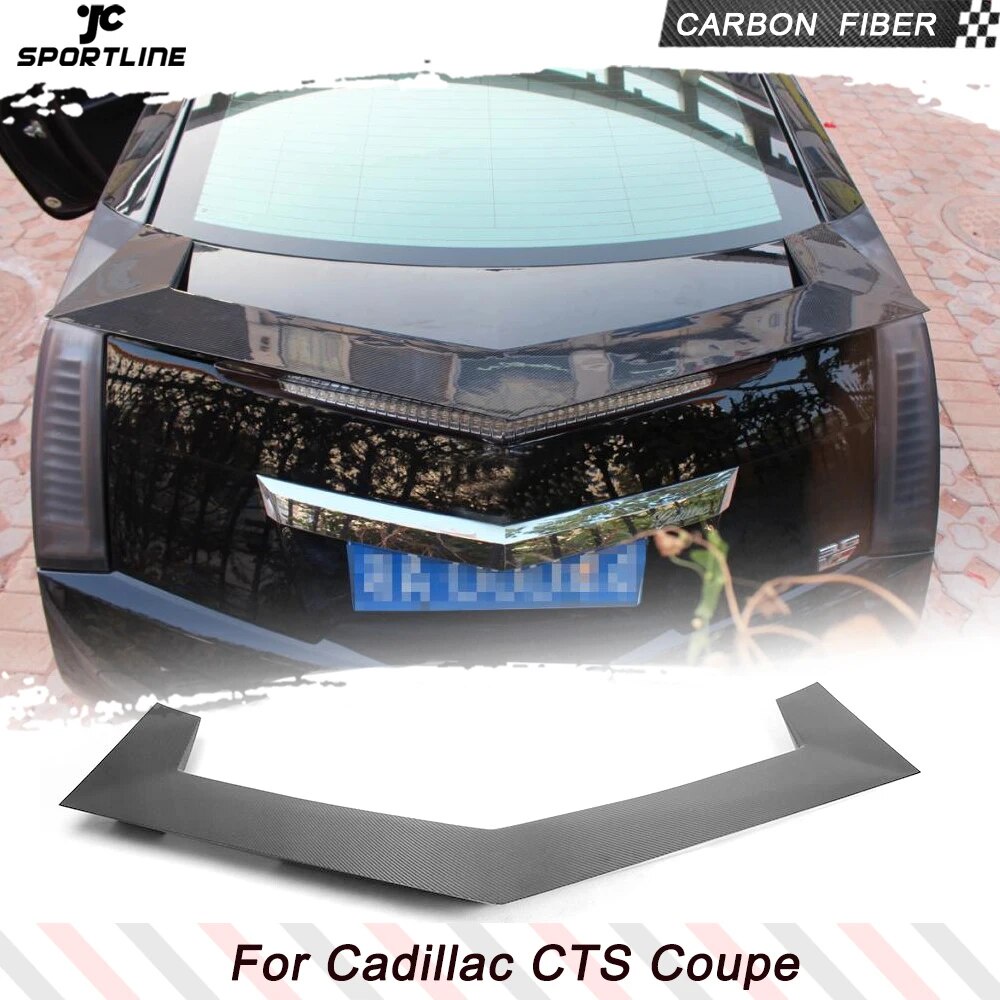 Carbon Fiber Rear Spoiler for Cadillac CTS Coupe 2009-2015 Custom Parts ...