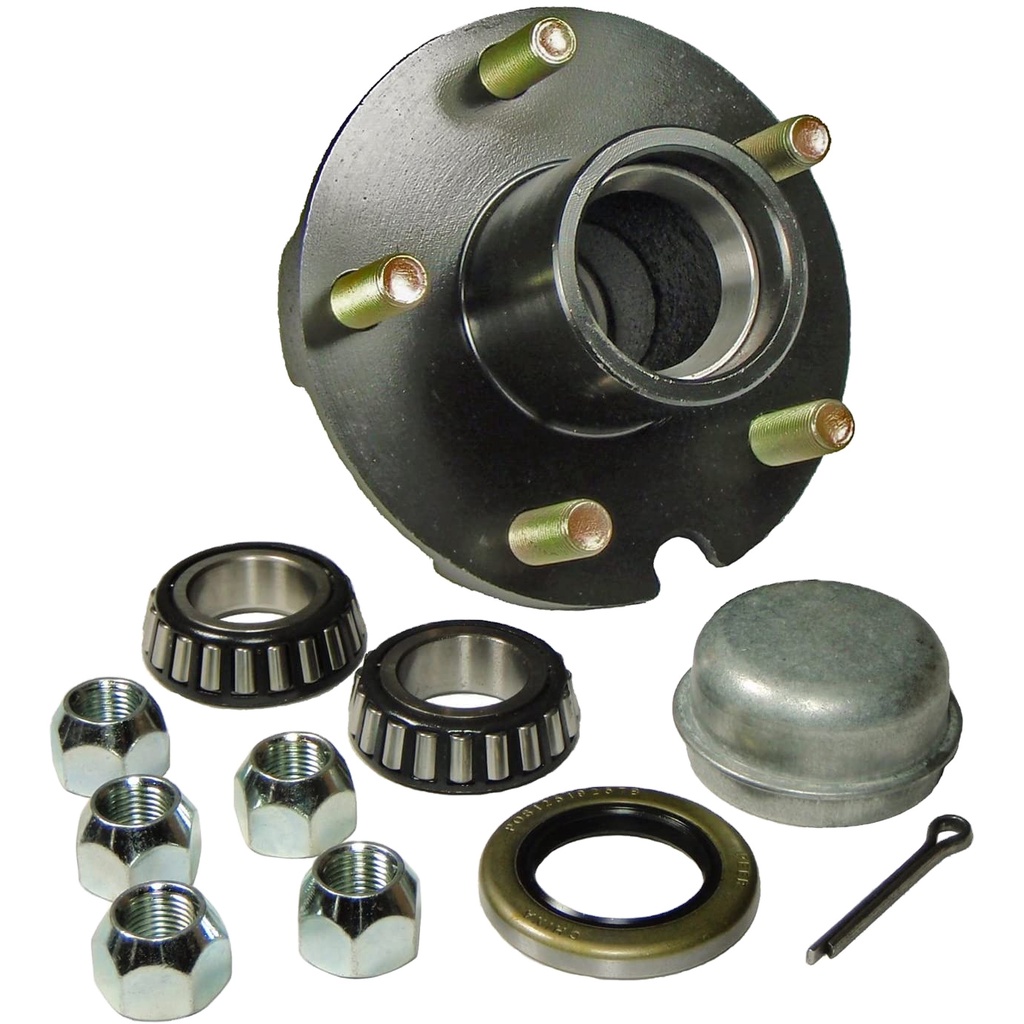 Trailer Wheel hub Galvanized Trailer Hub Kit Hub Repair Kit Assembly ...