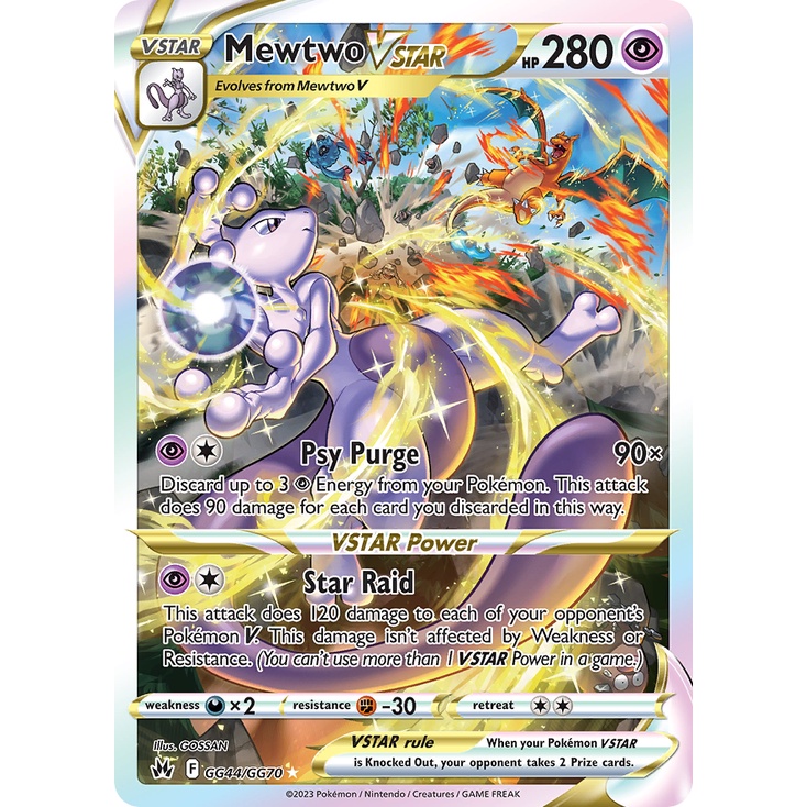 Mewtwo VSTAR · Crown Zenith (CRZ) #GG44 (CASUAL/PLAYTEST ONLY, REQUEST ...