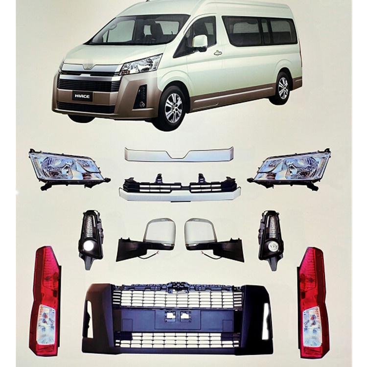 hiace 300 van japan newly developed body parts for 2019 hiace bus body ...