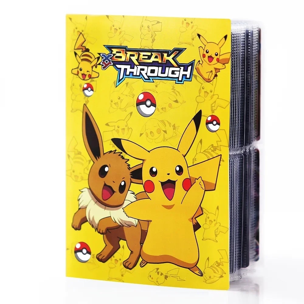 Pokemon Album Cards Book Map Letter Holder Binder Scrapbook Cartoon ...