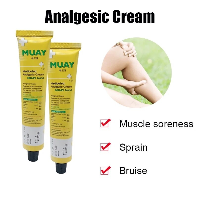 ≈MUAY Cream Pain Relax Balm Pain Relief Plaster Ointment Back Pain Old ...