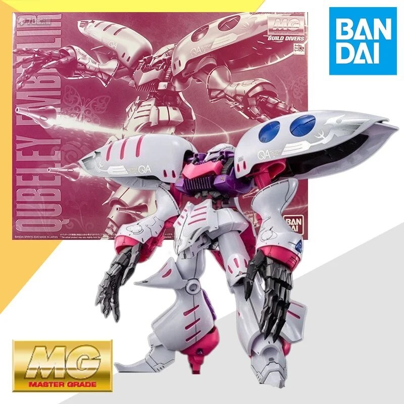 Bandai 1/100 MG PB Limited QUBELEY EMBELLIR GUNDAM Model Kit Assembly ...