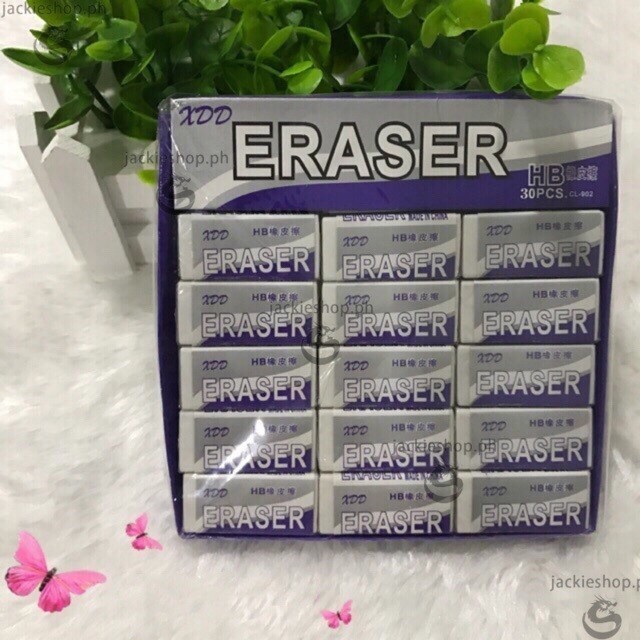 1Box/30Pcs 2B Rubber Eraser School Supplies Office Supplies HB-902 ...
