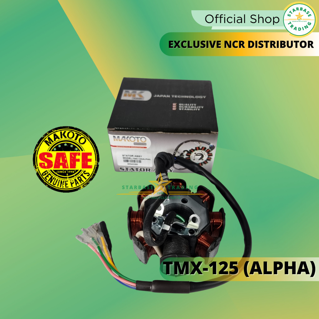 Makoto Silver | Stator Assy | TMX 125 ALPHA | Shopee Philippines