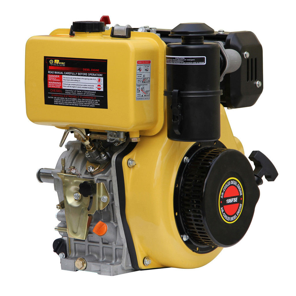 186F Diesel engine 406cc Chinese power electric start 6hp | Shopee ...