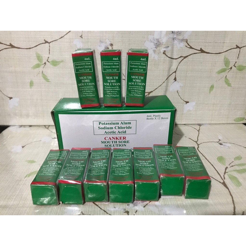 Canker mouth sore solution singaw treatment tangal singaw 4ml | Shopee ...