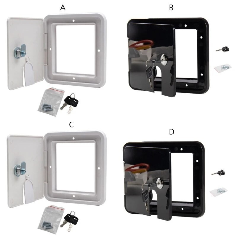 Multi-purpose Utility Hatch Cover Electrical Cable Storage Box Locking ...