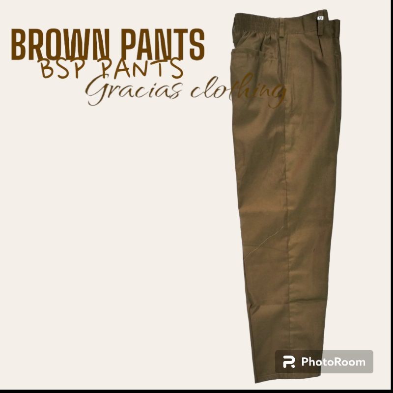 COTTON REPPILANT BSP PANTS BROWN PANTS SCHOOL UNIFORM GOOD QUALITY ...
