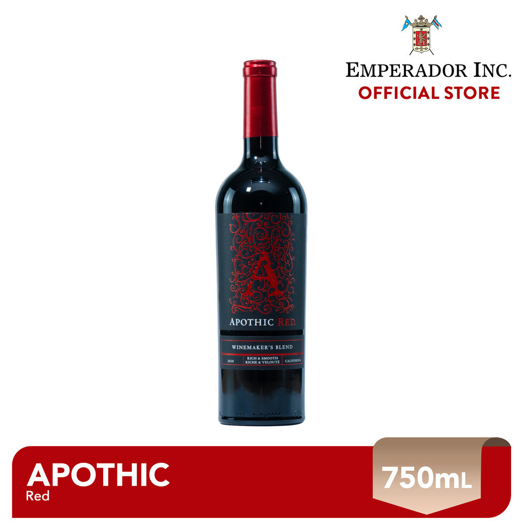 Apothic Red Blend Red Wine 750ml | Shopee Philippines