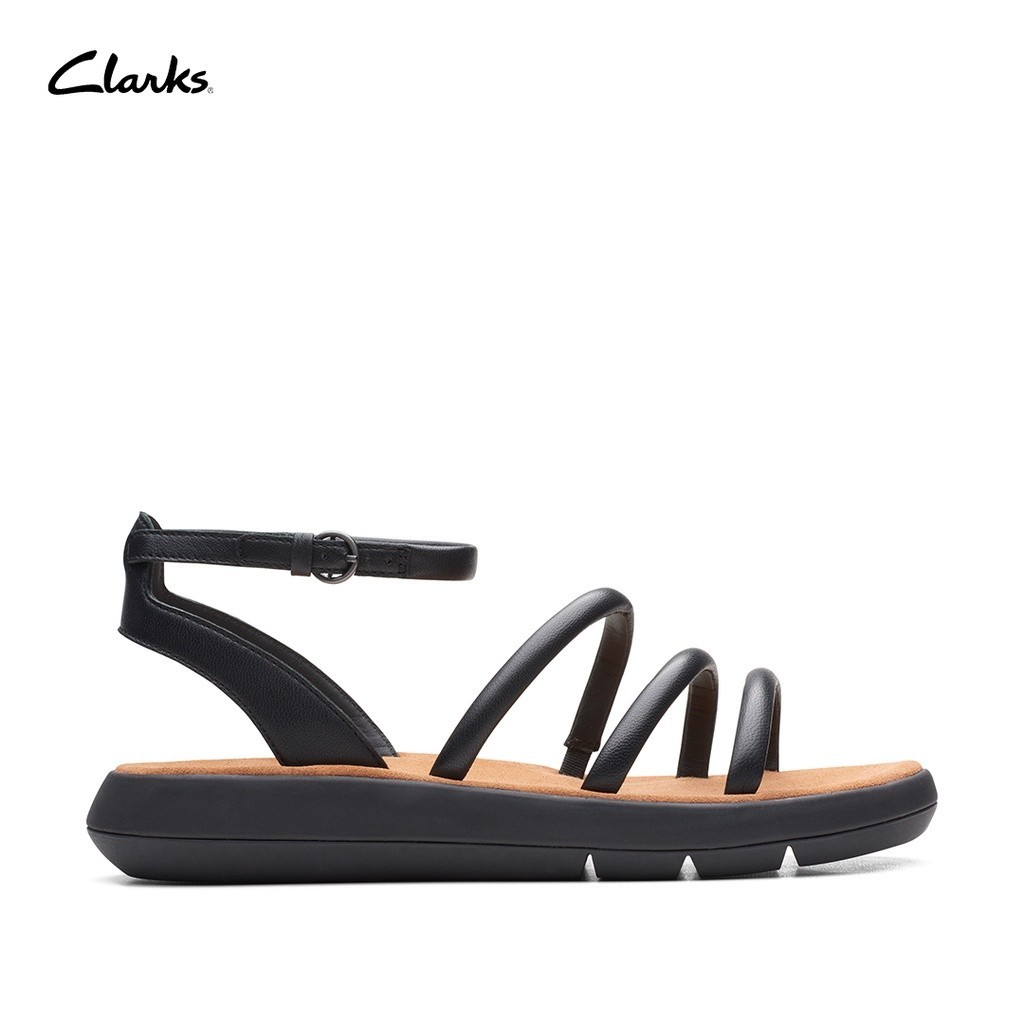 Clarks Women's Jemsa Style Leather Sandal Black | Shopee Philippines