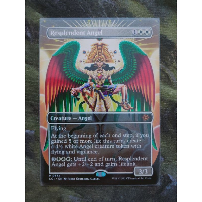 MTG - Resplendent Angel - M19 / LCI (BORDERLESS) | Shopee Philippines