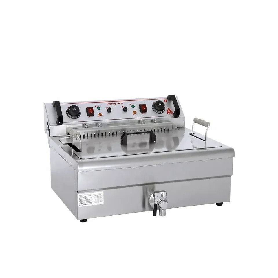 Multifunction Commercial Electric Deep-Fryer with removable basket for ...