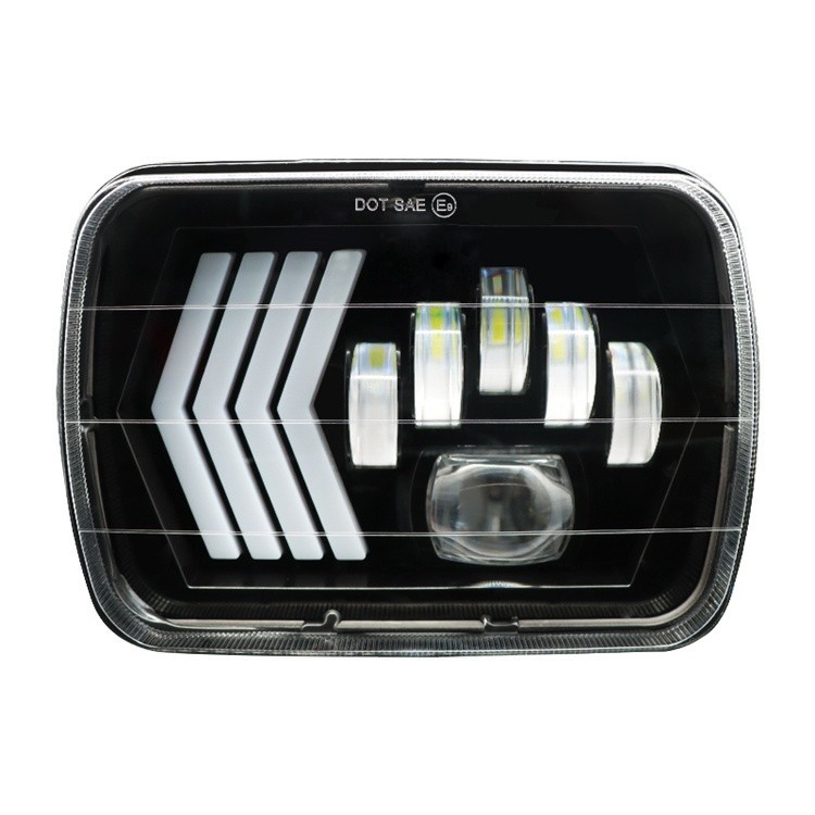 square 7 inch led headlight Car Off-Road Pickup Truck Headlight led off ...