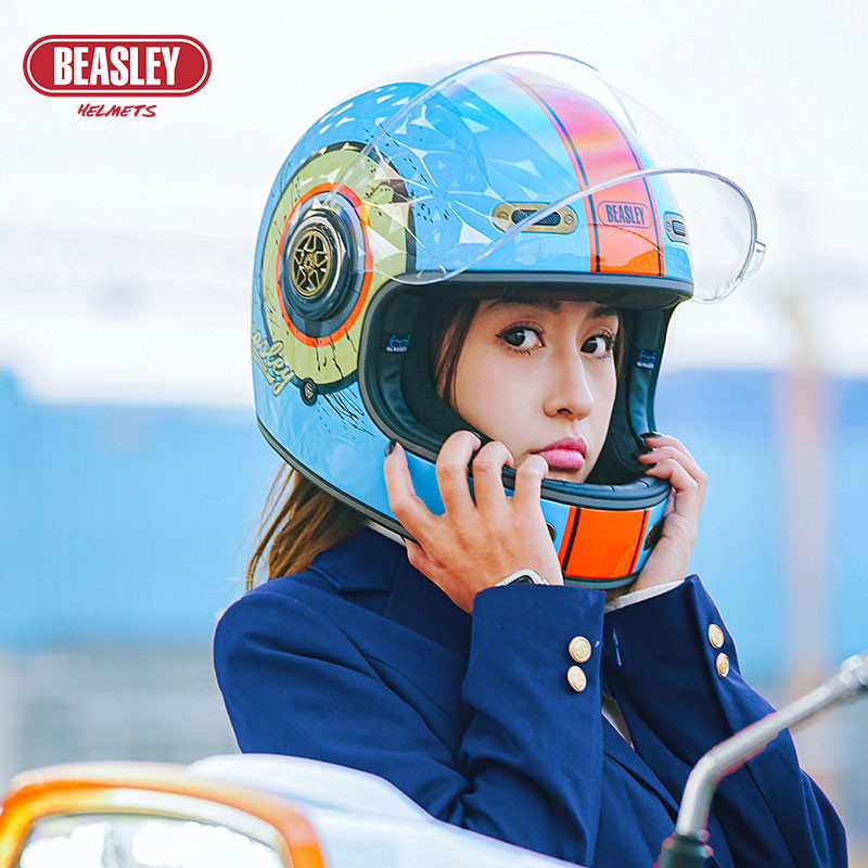 Motorcycle Helmet Full Face Glass Fiber Material Motocross Helmet ...