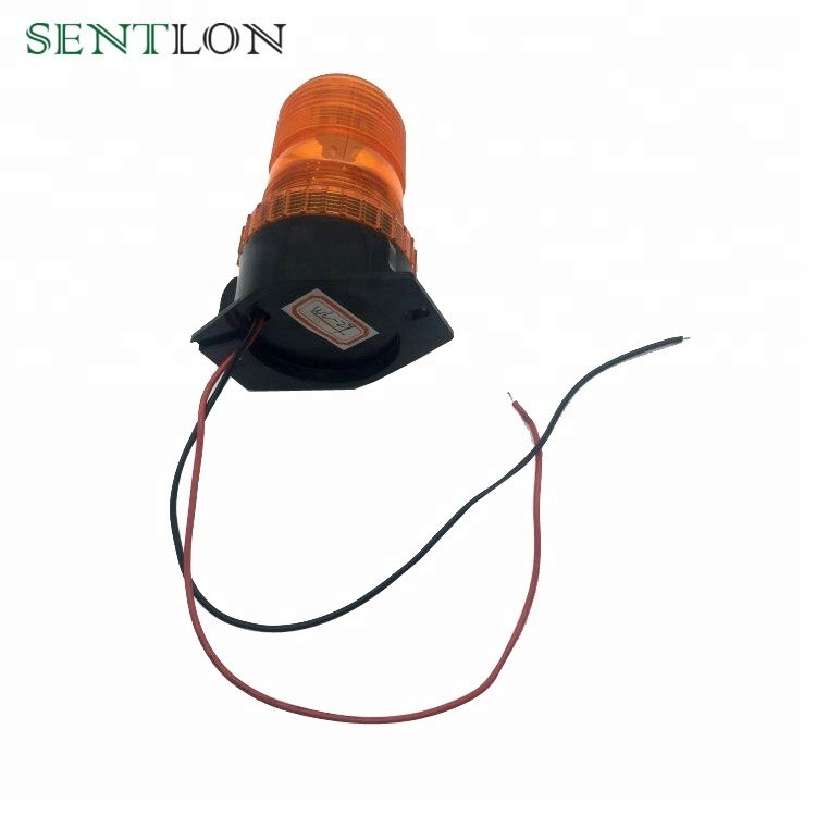 12V rotating led safety lighting rotary warning beacon light for heavy ...