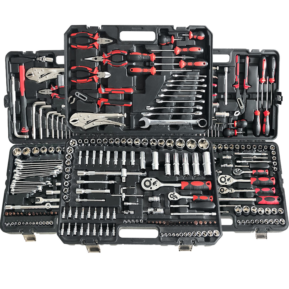 131 Pcs Tools Box Set Mechanic Hand Tool Kit Household Car Truck ...
