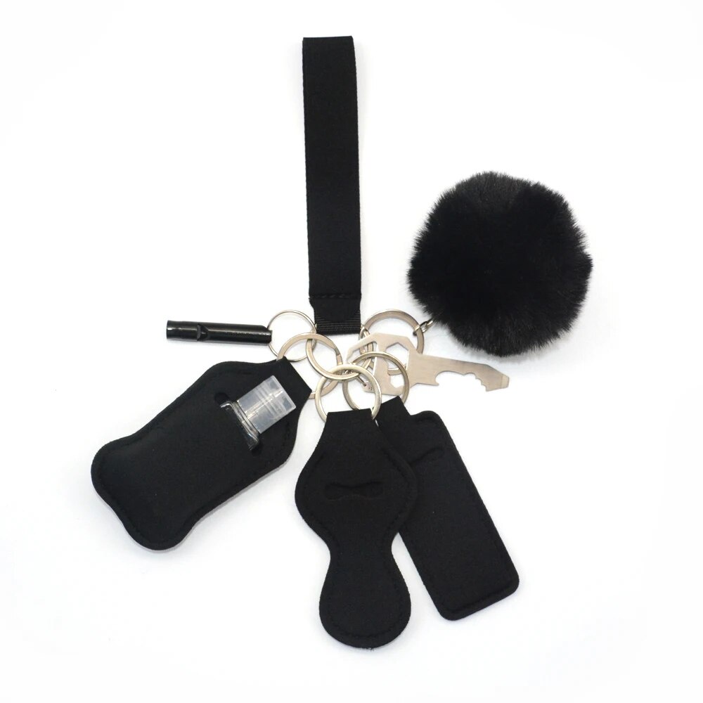【Self Defense Keychain Set Llavero Defensa Personal Key Ring For Girl ...